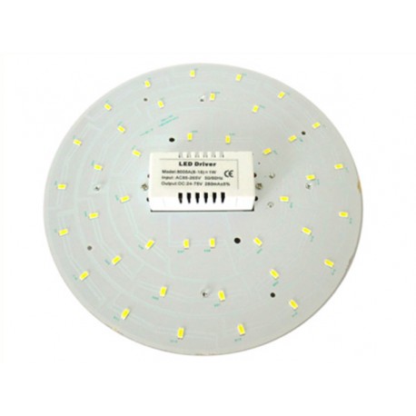 Piastra Led Plates 15W Bianco Caldo 220V 210mm Con Calamite Ceiling ...
